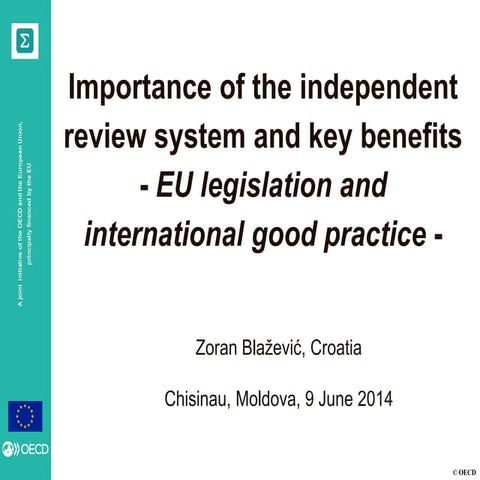 Presentation on Importance of independent review system | PDF
