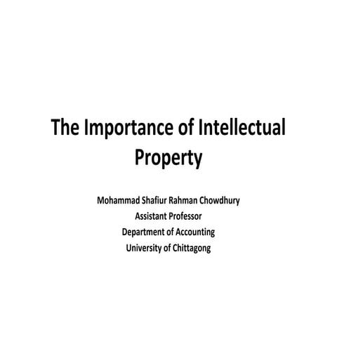 IMPORTANCE OF INTELECTUAL PROPERTY.pdf