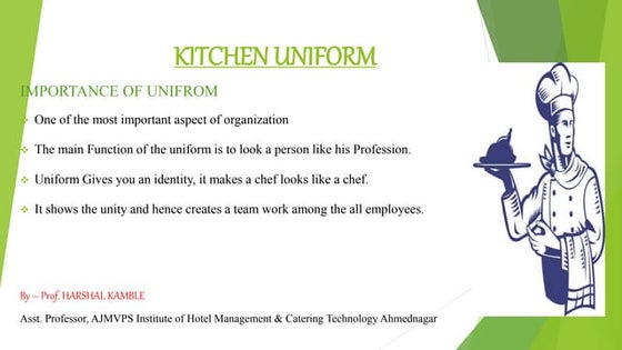 Kitchen stewarding department | PPT