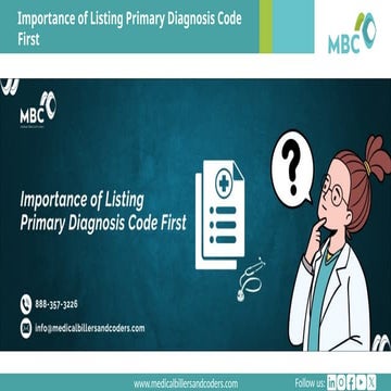 Importance of Listing Primary Diagnosis Code First.pptx