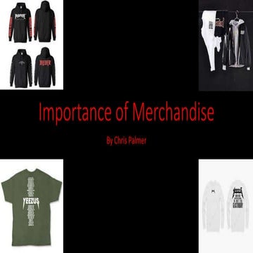 Importance of merchandise | PPTX