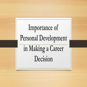 Importance of Personal Development in Making a Career.pptx