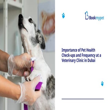Importance of Pet Health Check-ups and Frequency at a Veterinary Clinic ...