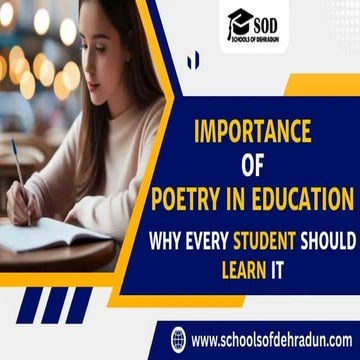 Importance of Poetry in Education Why Every Student Should Learn ItAdd ...