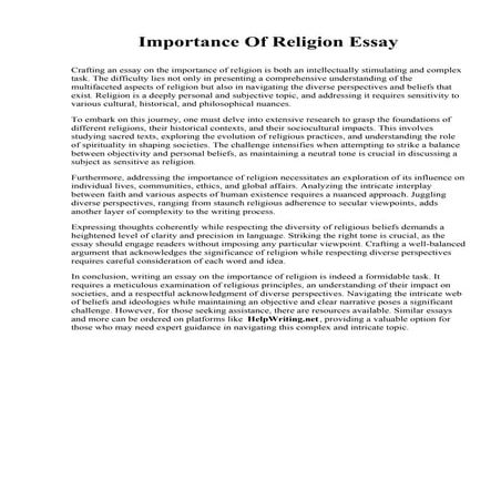 Importance Of Religion Essay.pdf
