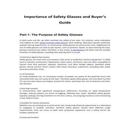 Importance of Safety Glasses and Buyer.pdf