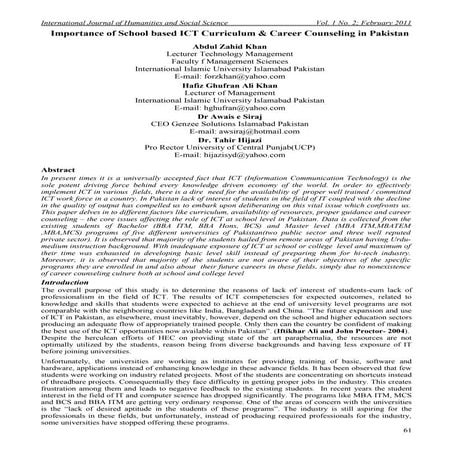 Importance of school based ict curriculum | PDF