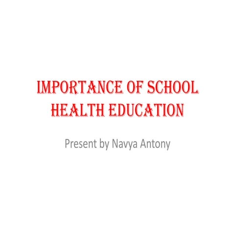 School Health and Wellness Programme -.pptx