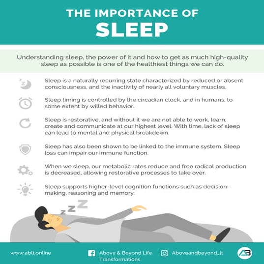 Importance of sleep-info-cards (1) | PDF | Sleep Disorders | Diseases ...