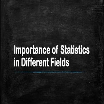 Importance of Statistics in Different Fields.pptx