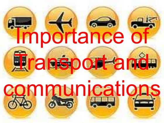 Transport and communication | PPTX