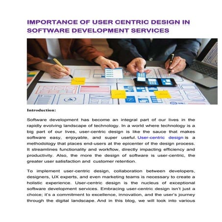 How UI/UX Design Services Improve SaaS Platforms | PDF