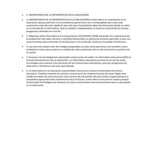 Importancia de la Computadora en la Escuela | PPTX