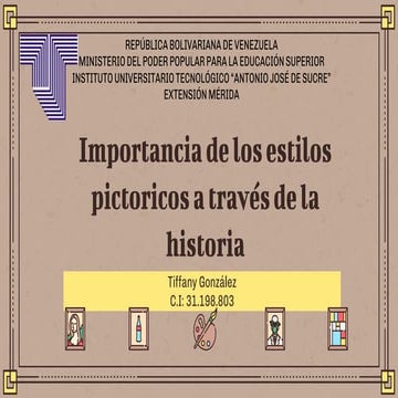 Importancia de los estilos pictoricos a través de la historia-Tiffany ...