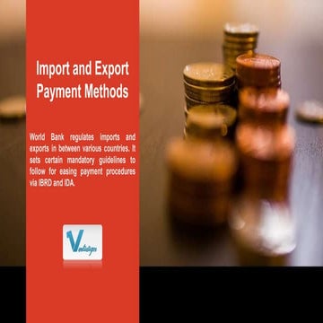 Import and export payment methods | PPTX