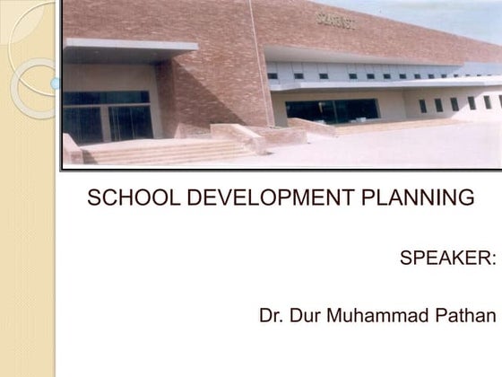 School Development Plan (SDP) - ppt | PPT