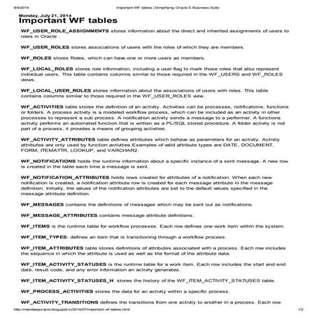Important wf-tables-simplifying-oracle-e-business-suite | PDF