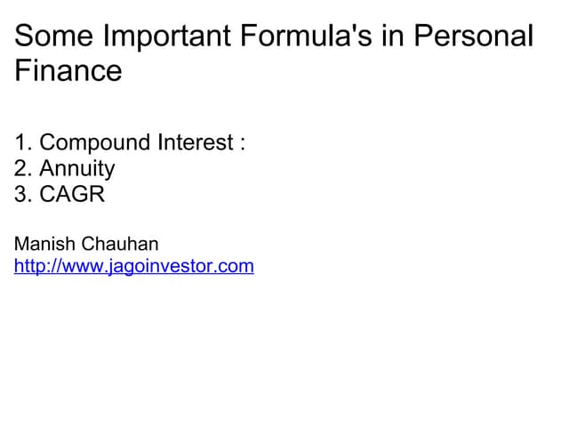 Compound Interest - More Than Once, Quarterly, Semi-Annually, Daily | PPTX
