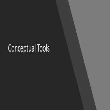Important conceptual tools | PPT