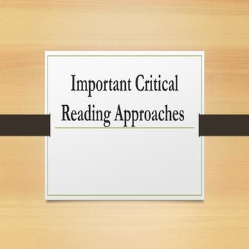 Unit 1 introduction to Literary Theory & Criticism | PDF