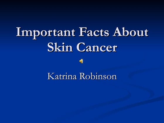 Skin Cancer Types | PPT