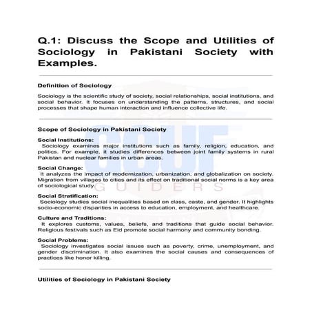 Sociology Notes for CSS.pdf