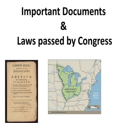 Important documents in us history | PPTX