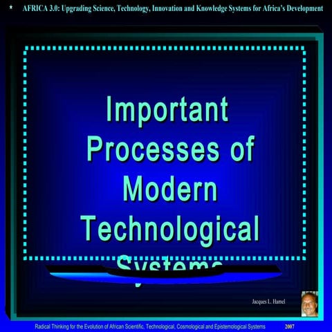 Important Processes Of Modern Technological Systems 5 Slides | PPT