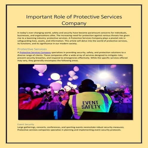 Important Role of Protective Services Company.pdf