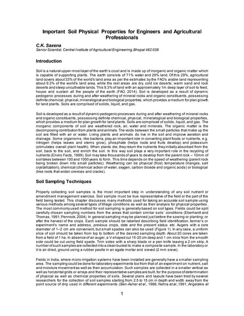 Determination of Soil Texture. | PPTX | Agriculture | Industries