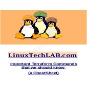 Important terraform commands that we should know (a cheat sheet)