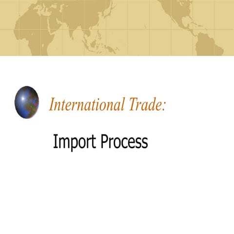 Import Basics | PPT