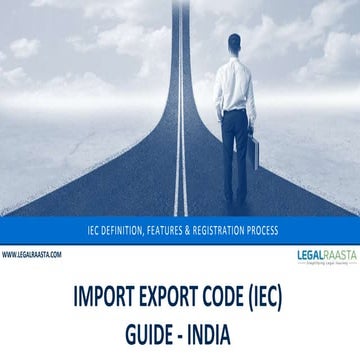 Import export code in India by Legalraasta | PPTX