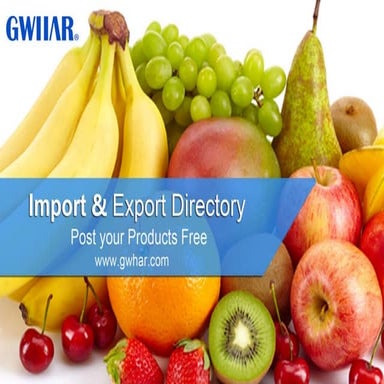 Import & export | PPT