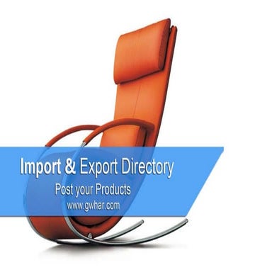 Import & export | PPT