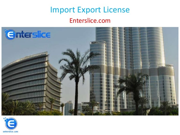 Import export license