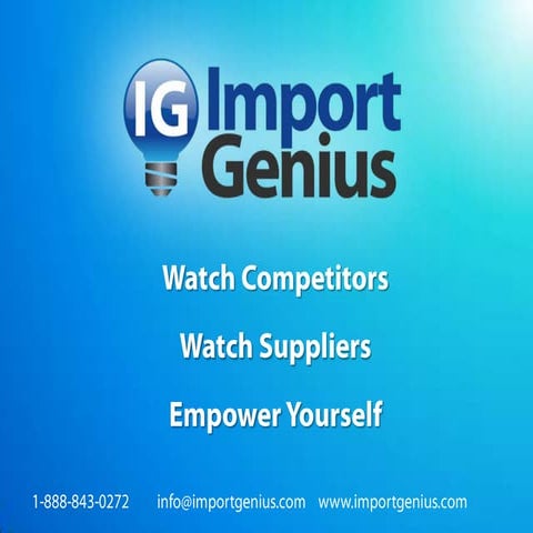Import Genius - Overview | PPT