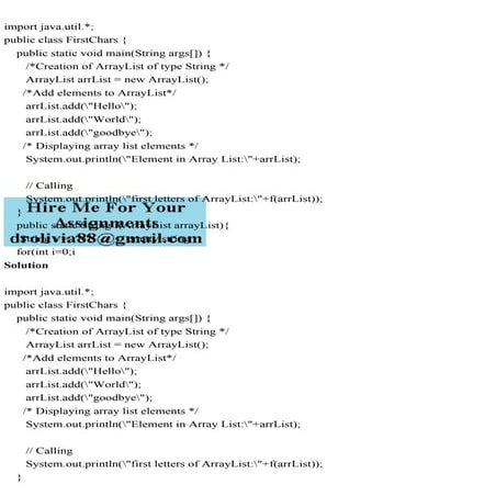 import java.util.;public class FirstChars { public static vo.pdf