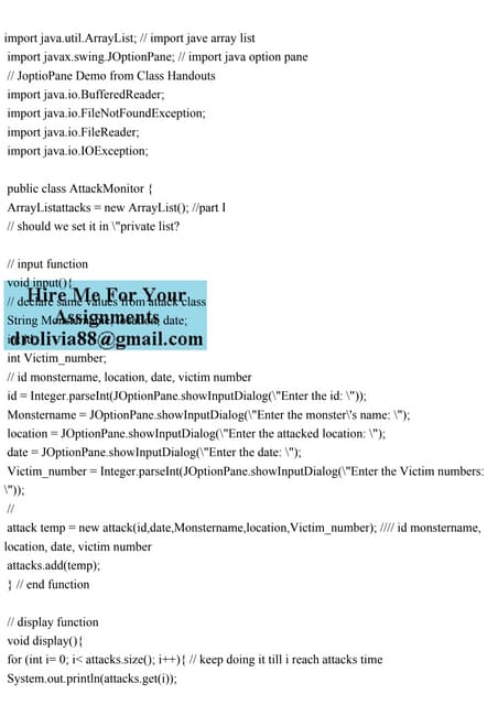 Import Java Util Arraylist Import Jave Array List Import Javax Pdf