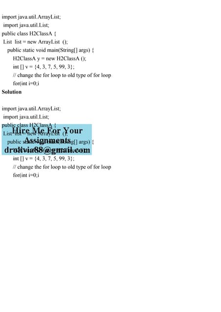 import java.util.ArrayList; import java.util.List;public class H.pdf import java.util.ArrayList; import java.util.List;public class H.pdf