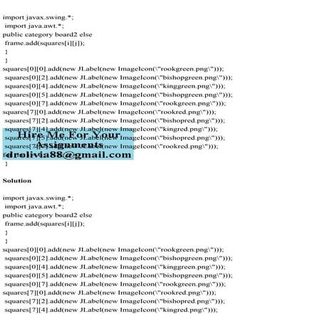 import javax.swing.; import java.awt.;public category board2 e.pdf | Programming Languages ...