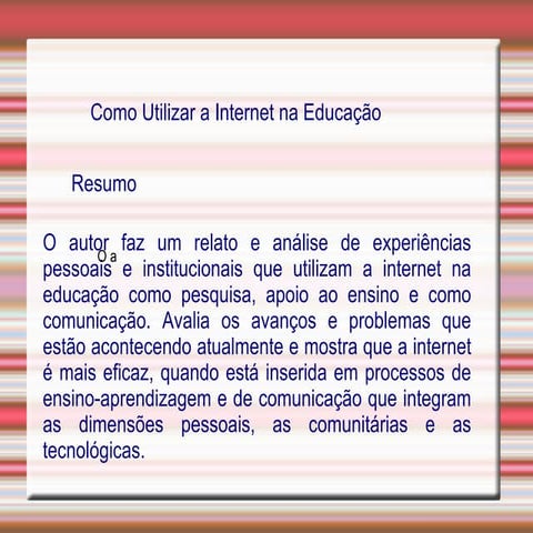 Importância da internet | PPT