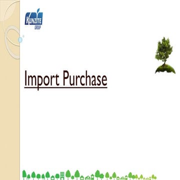 Import purchase hpm | PDF