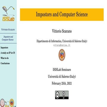 Impostors and Computer Science | PPT