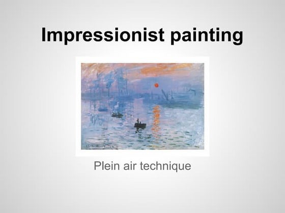 Impressionism | PPTX