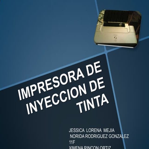 Impresora de inyeccion | PPTX