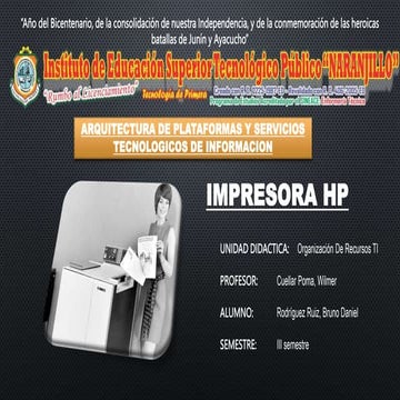 impresora HP color laserjet cp1510 las caracteristicas y funcionespptx ...