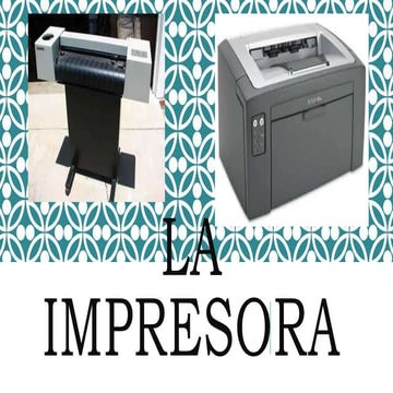 Conceptos básicos de impresoras y scanner | PPTX