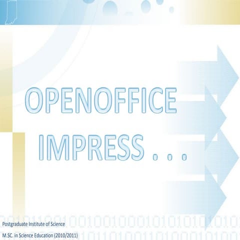 Open Office - Impress Tutorial | PDF