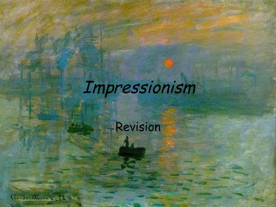 8 - Characteristics of Arts from Various Art Works Impressionism and Expressionism.pptx